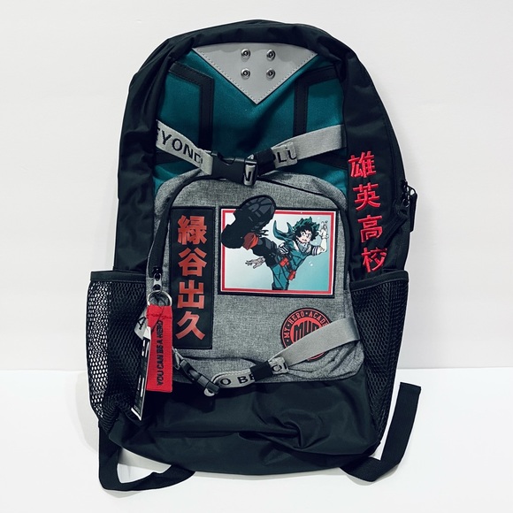Bioworld | Accessories | My Hero Academia Deku Costume Builtup Backpack ...